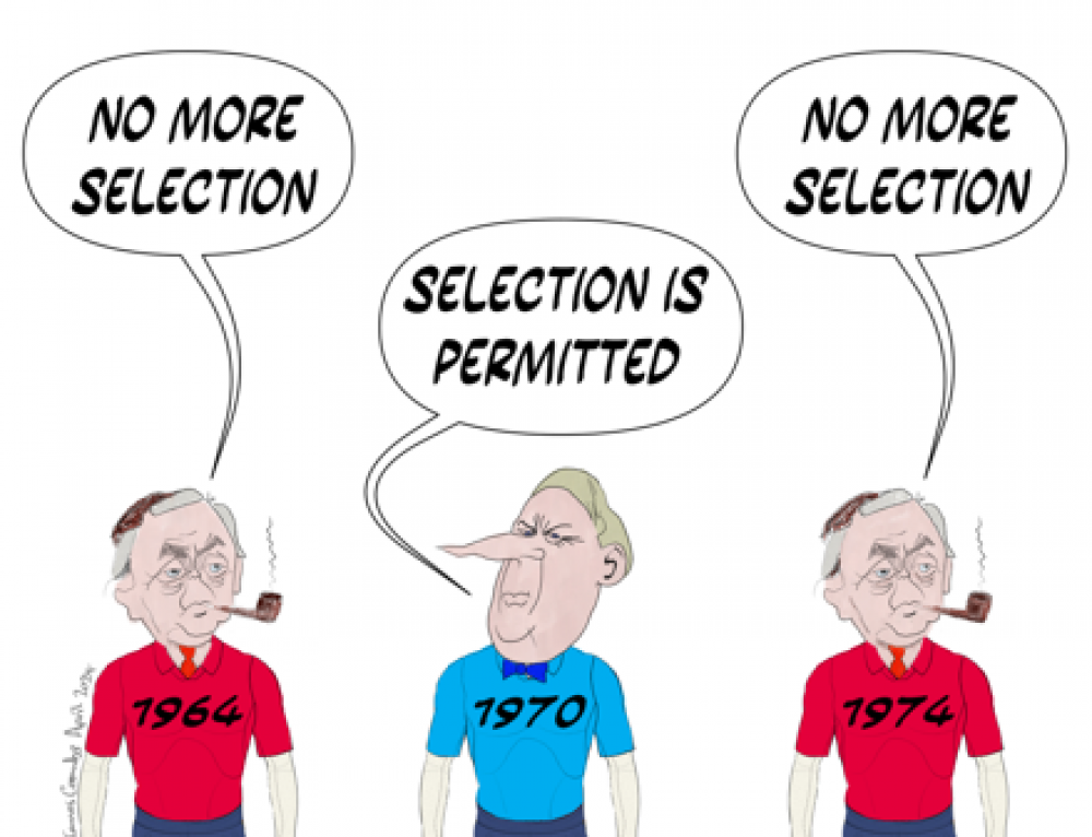 Why selection at 11 is quite different from selection at 16 ...